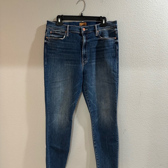 MOTHER | Jeans | Mother Blue Skinny Jeans With Stretch And Fading ...
